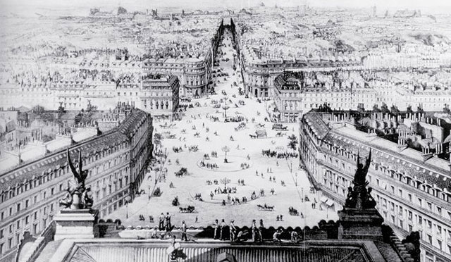 1879 - Le percement de l'Avenue de l'Opéra - Paris Unplugged